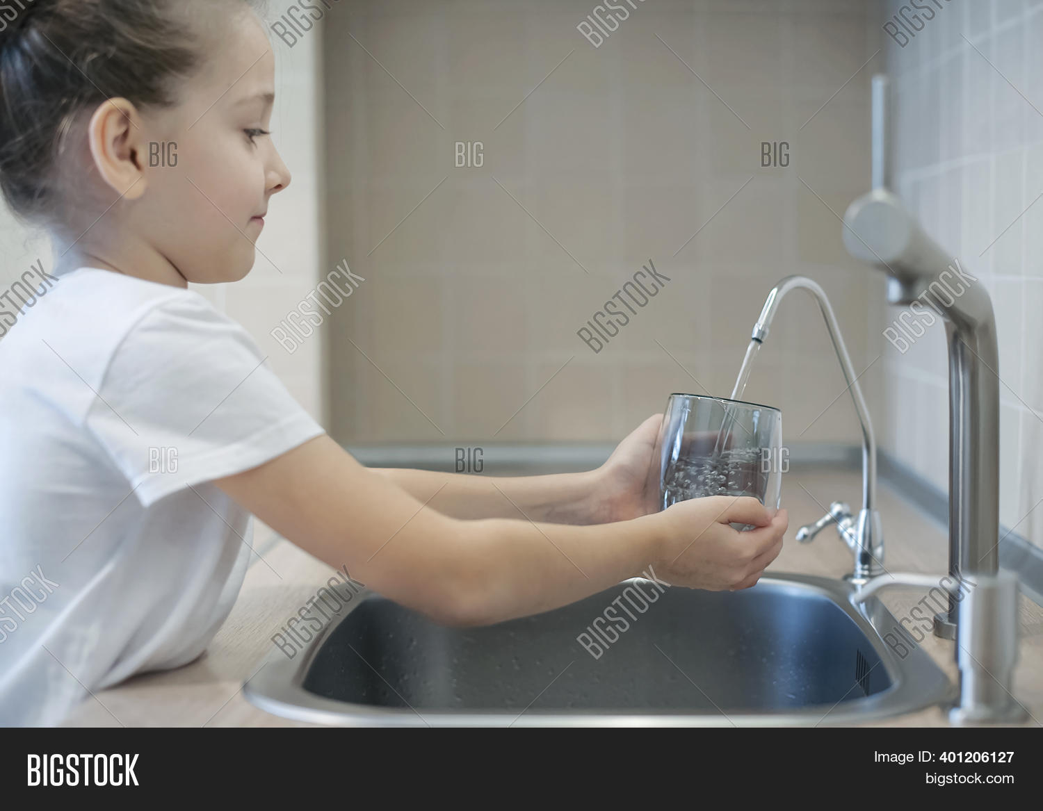 Little Girl Open Water Image & Photo (Free Trial) | Bigstock