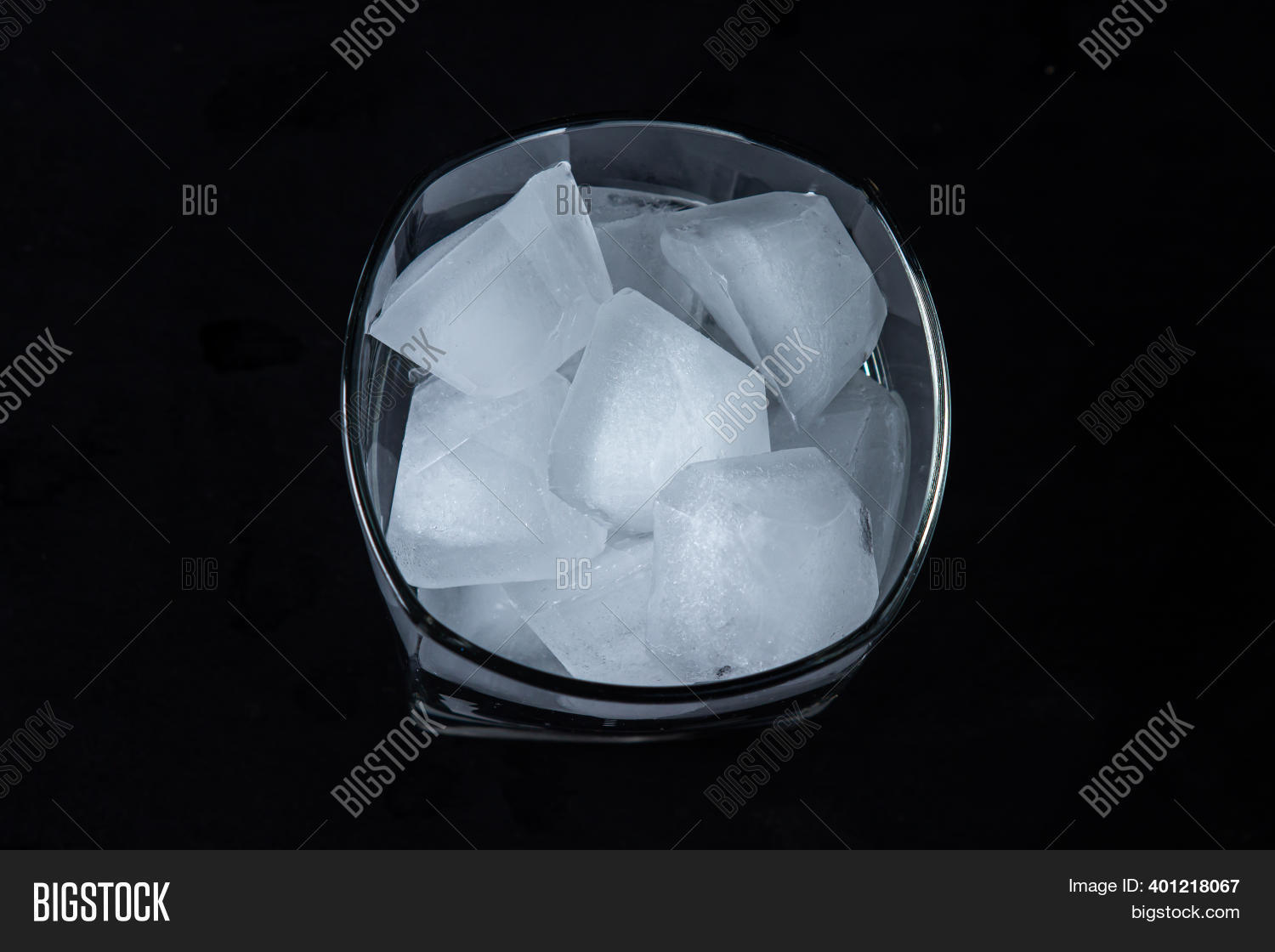 Ice Glass On Black Image & Photo (Free Trial) | Bigstock