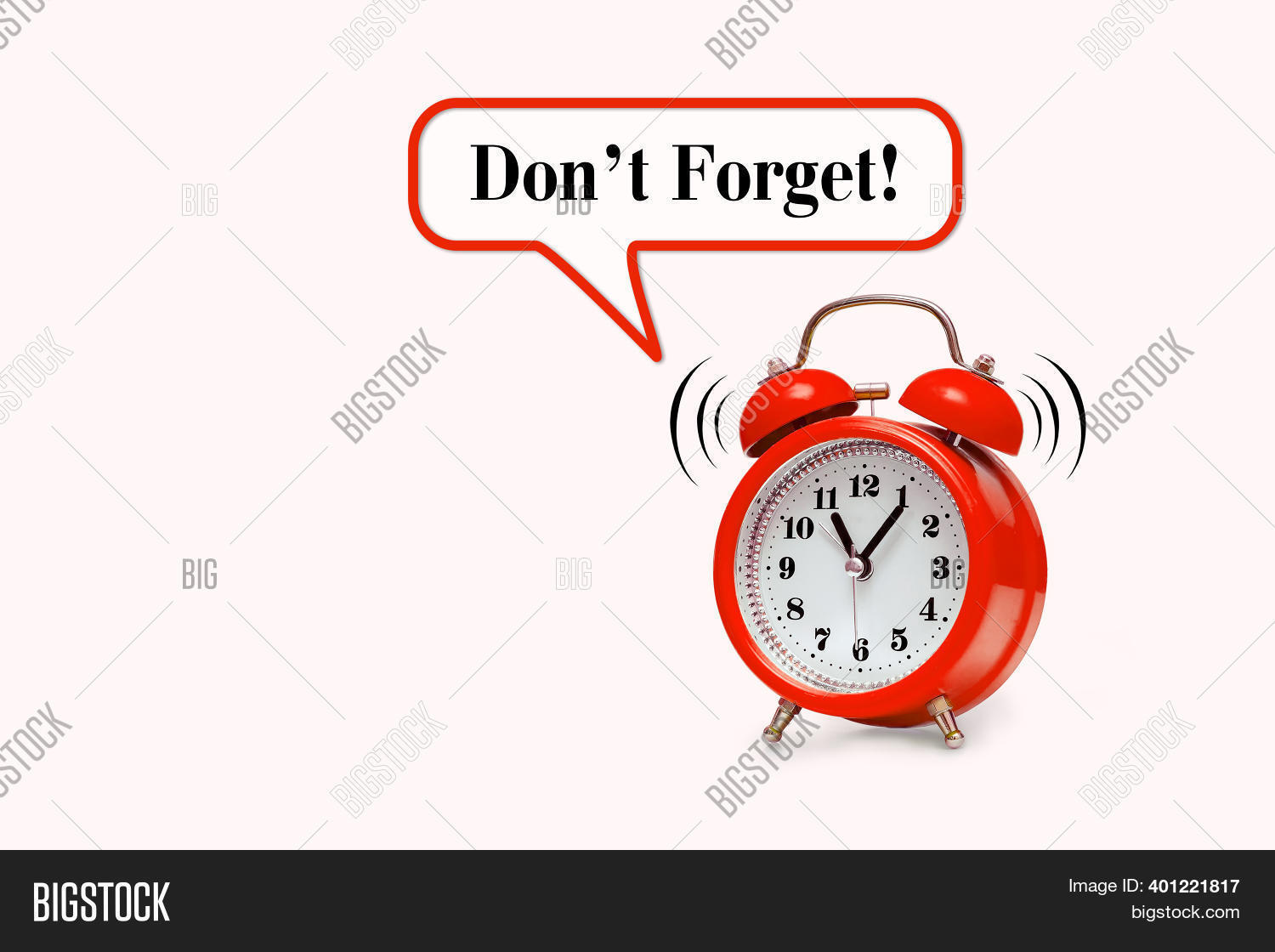 Don't Forget Text On Image & Photo (Free Trial) | Bigstock