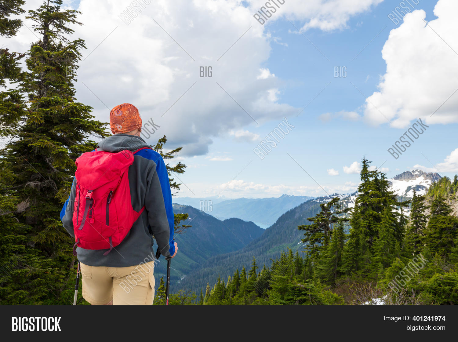 Backpacker Hike High Image & Photo (Free Trial) | Bigstock