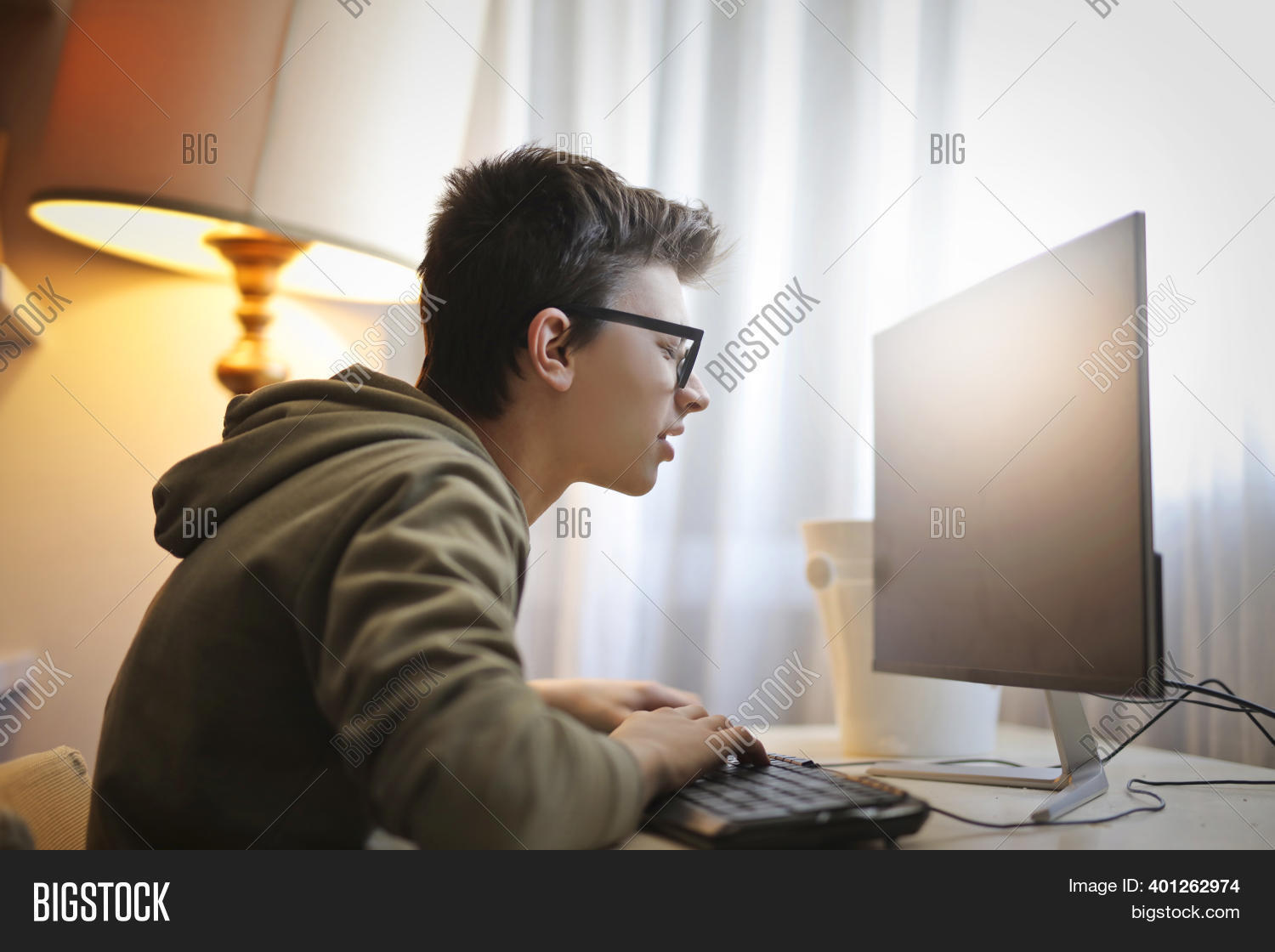 Young Boy Front Image & Photo (Free Trial) | Bigstock