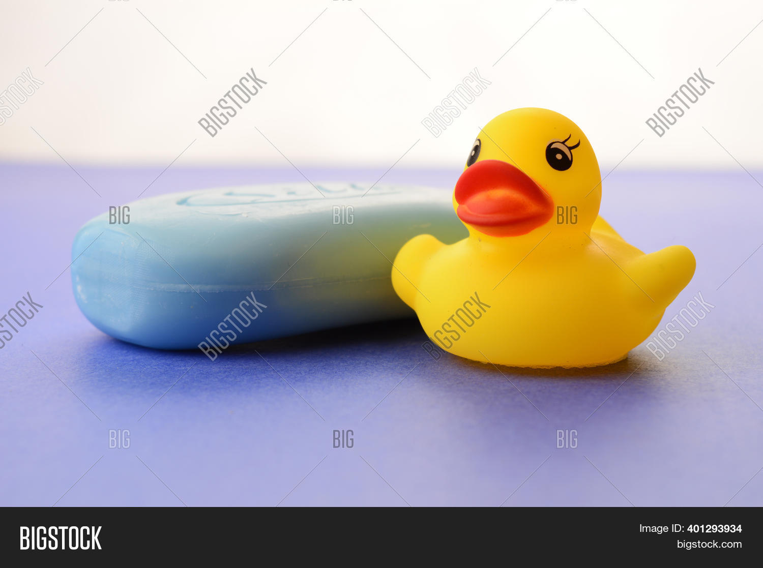 Blue Bar Soap Rubber Image & Photo (Free Trial) | Bigstock