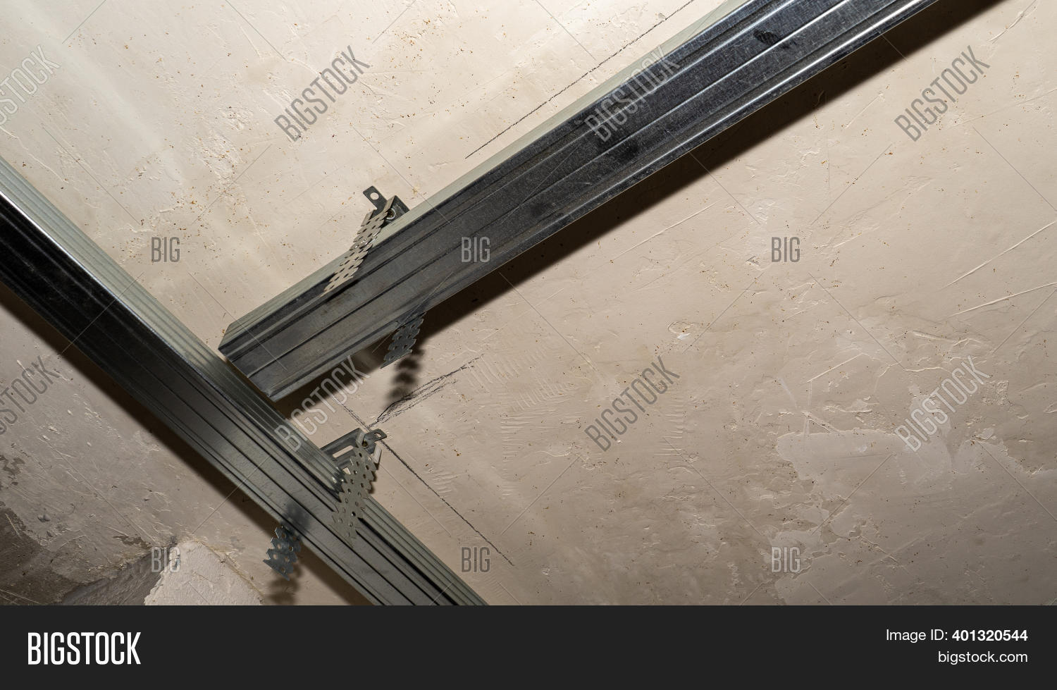 Metal Frame On Ceiling Image & Photo (Free Trial) | Bigstock