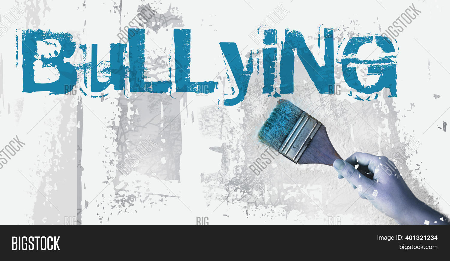 Bullying, Written Red Image & Photo (Free Trial) | Bigstock