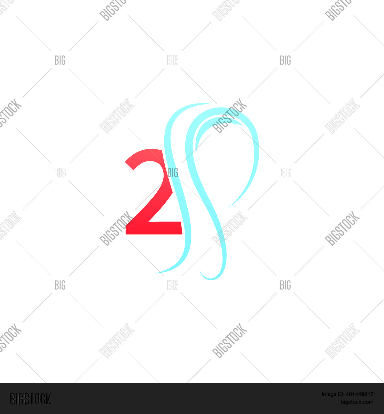 Number 2 Icon Logo Vector & Photo (Free Trial) | Bigstock