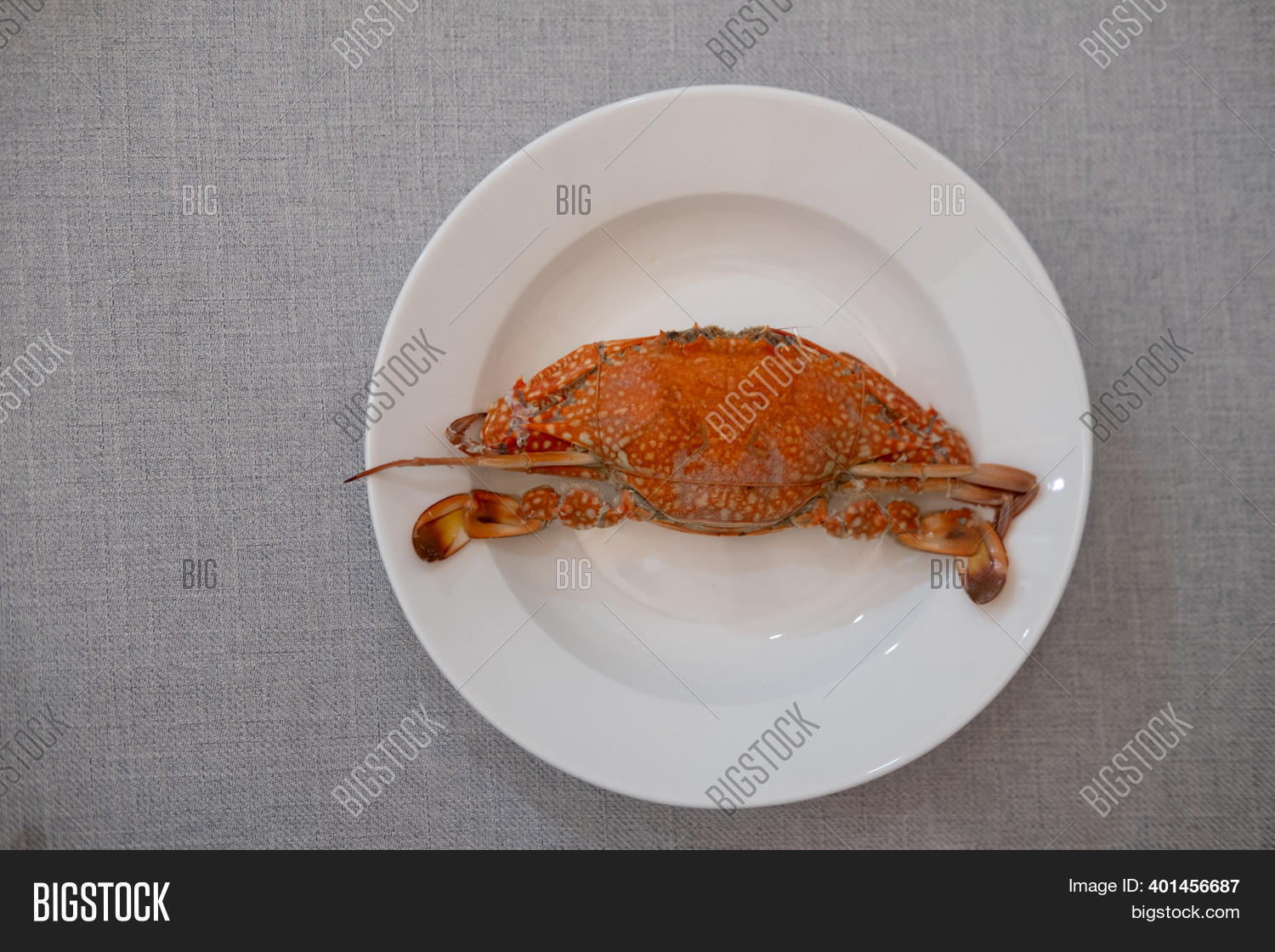 Steamed Blue Swimming Image & Photo (Free Trial) | Bigstock