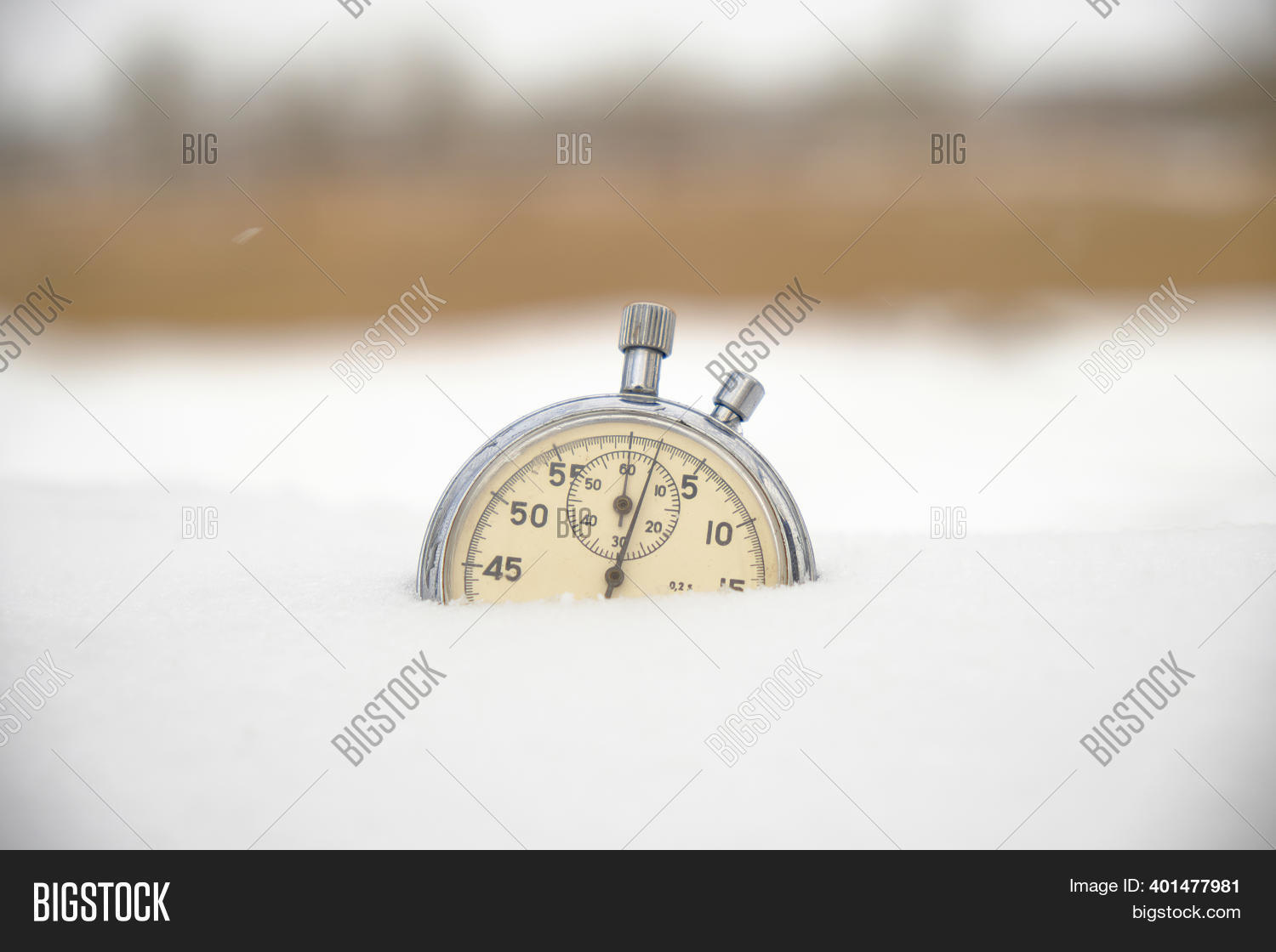 Stopwatch Snow Winter Image & Photo (Free Trial) | Bigstock
