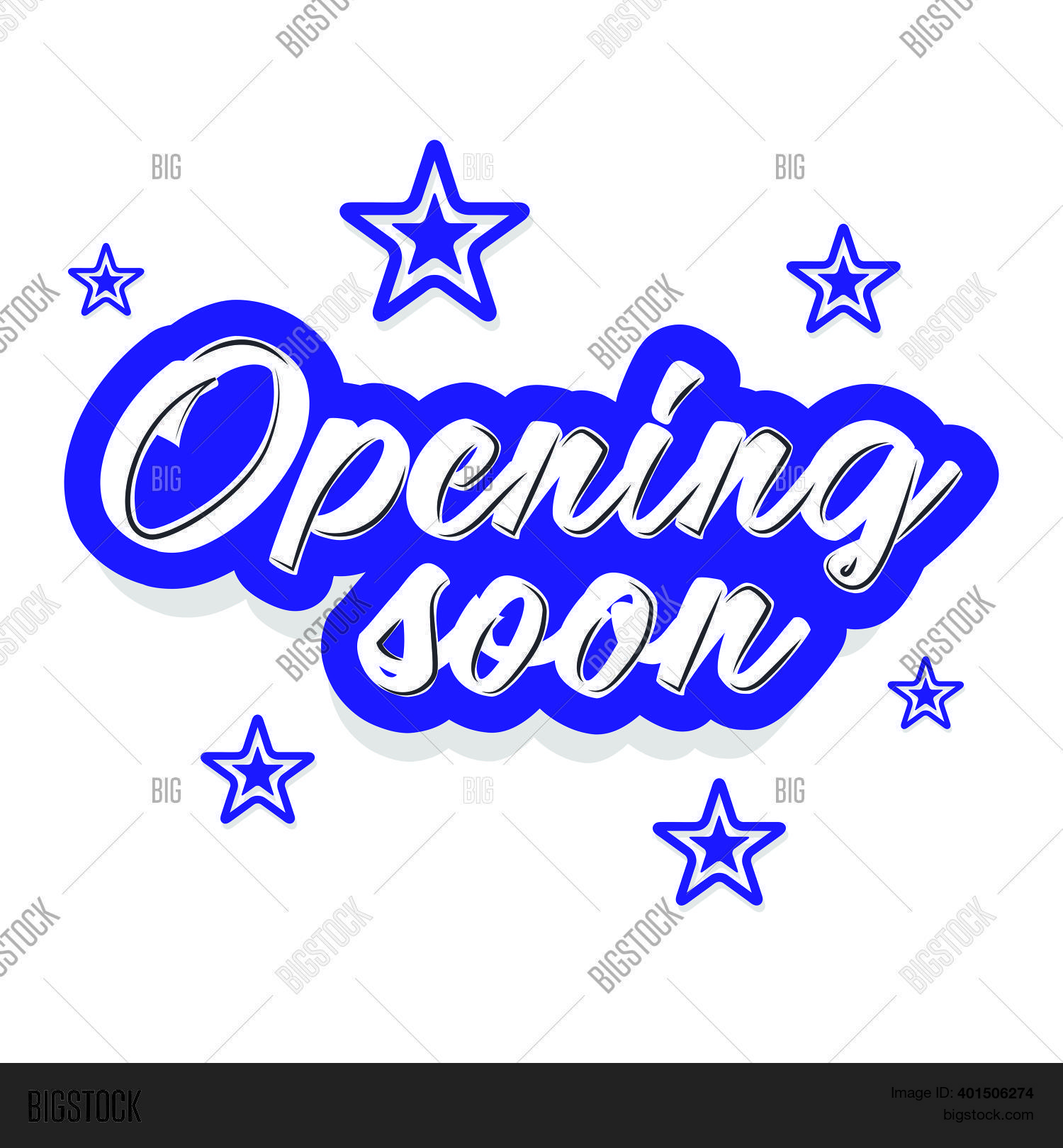 Opening Soon Text Vector & Photo (Free Trial) | Bigstock