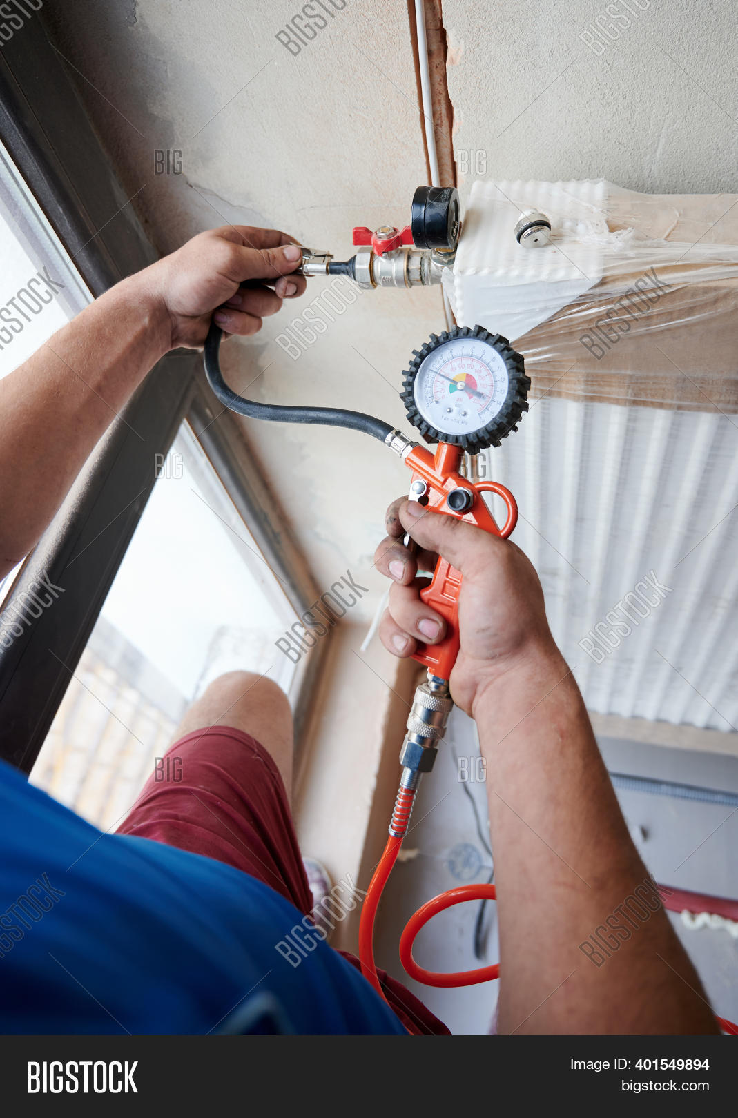 Close Plumber Filling Image & Photo (Free Trial) | Bigstock