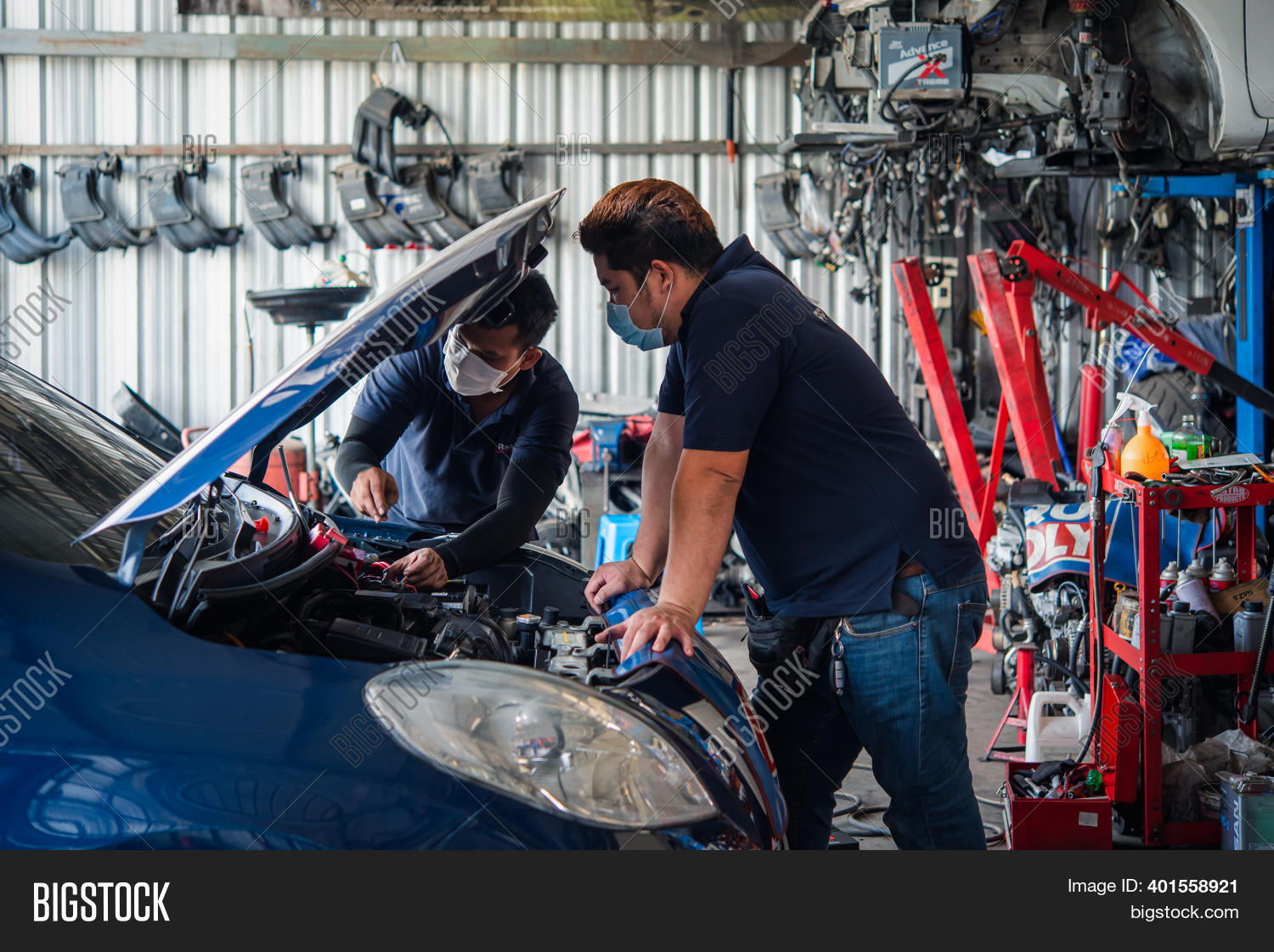 Checking Car Engine Image & Photo (Free Trial) | Bigstock