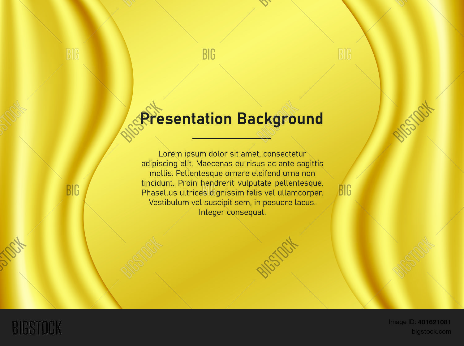Gold Wave Background Vector & Photo (Free Trial) | Bigstock