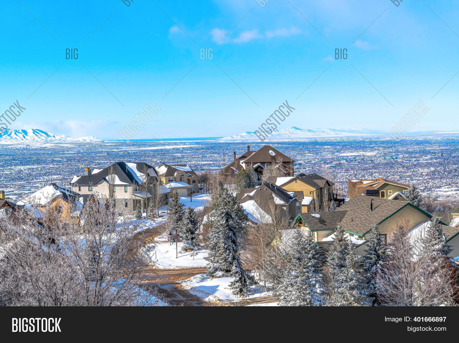 Aerial View Homes On Image & Photo (Free Trial) | Bigstock