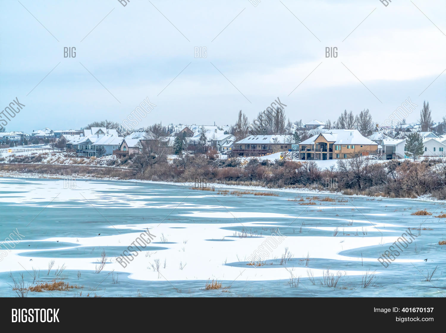 Sheet Snow Covered Ice Image & Photo (Free Trial) | Bigstock