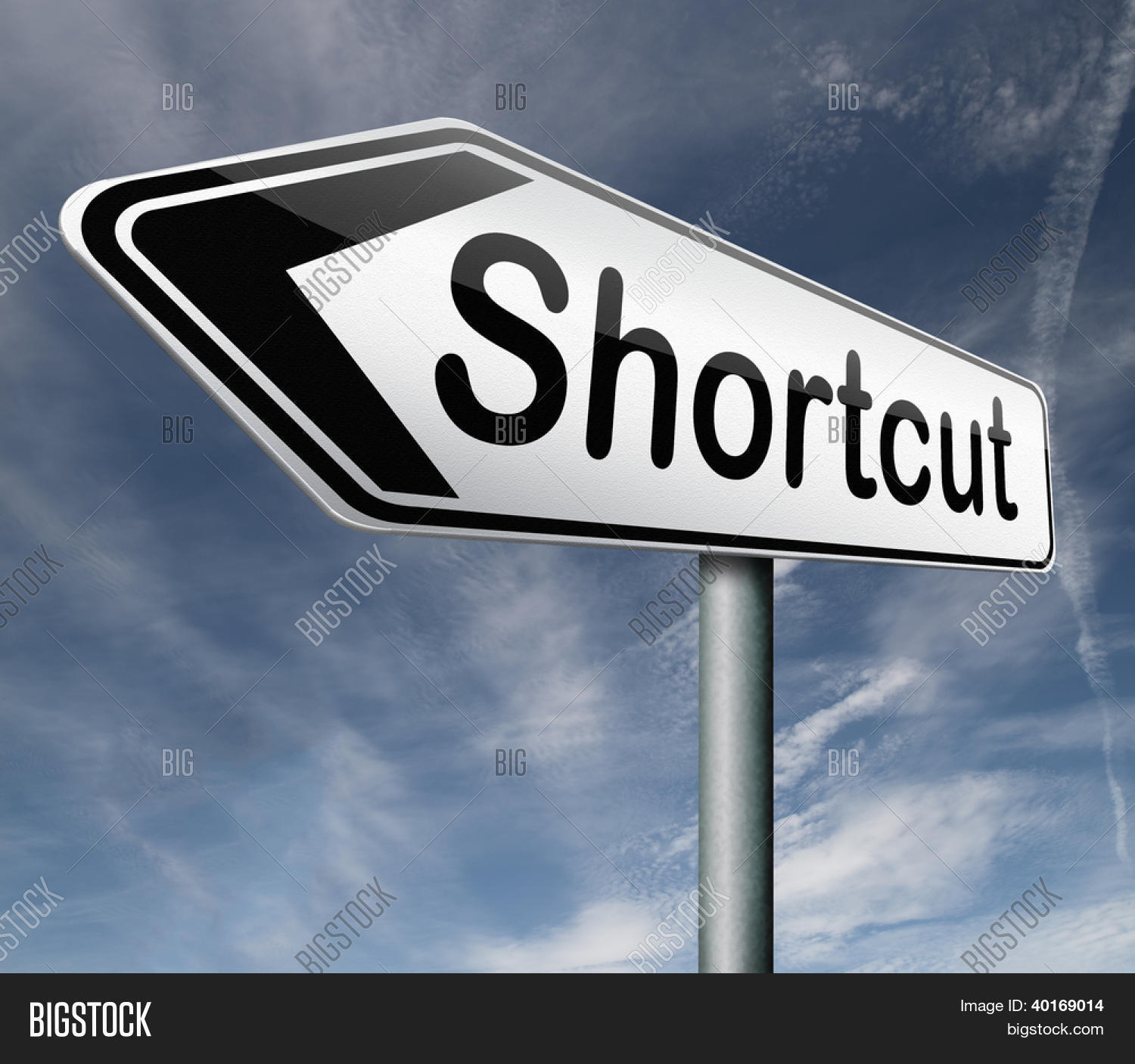 Shortcut Short Route Image & Photo (Free Trial) | Bigstock
