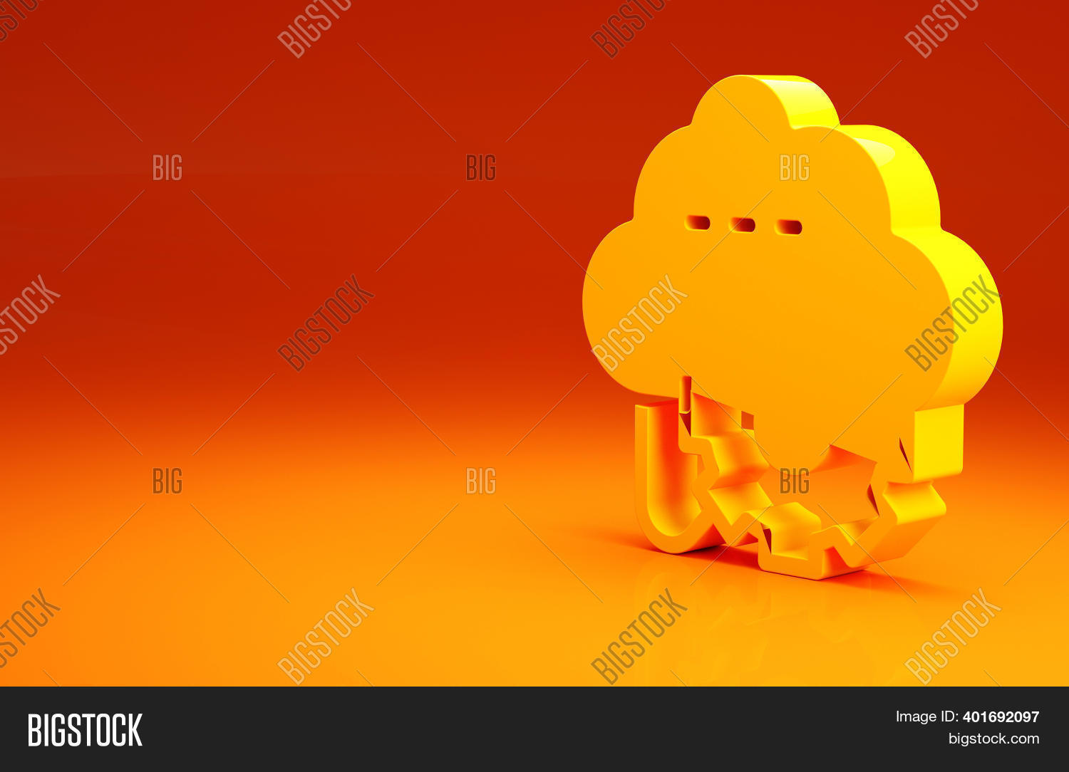 Yellow Cloud Image & Photo (Free Trial) | Bigstock
