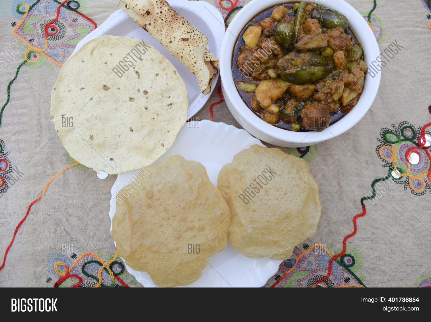 Indian Gujarati Lunch Image & Photo (Free Trial) | Bigstock