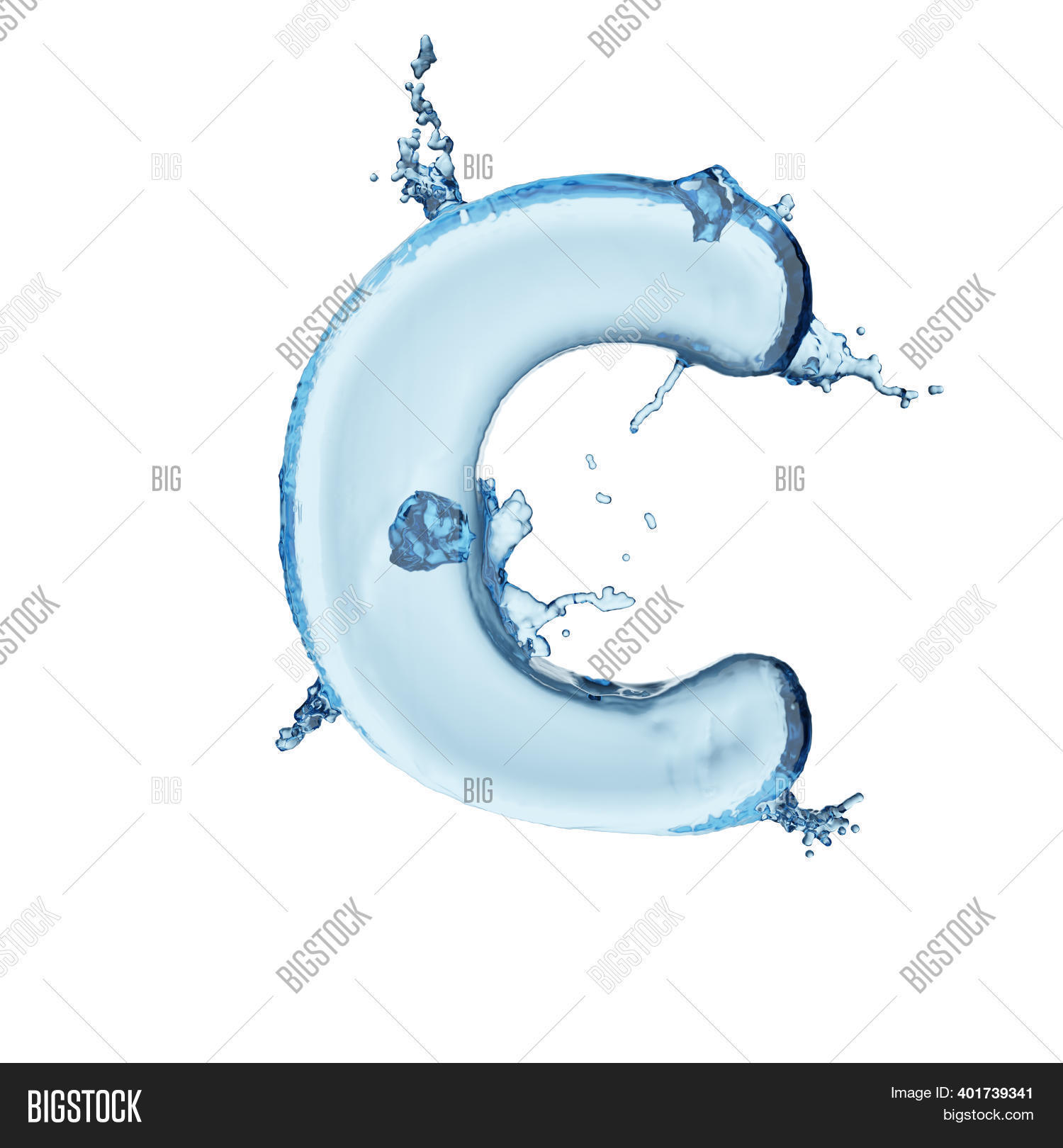 Letter C Blue Water Image & Photo (Free Trial) | Bigstock