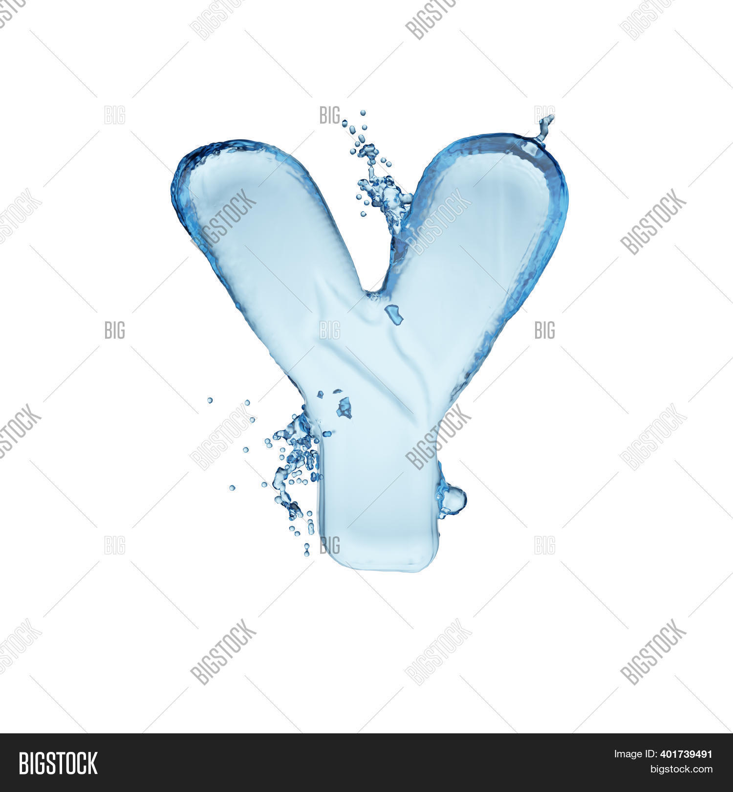 Letter Y Blue Water Image & Photo (Free Trial) | Bigstock