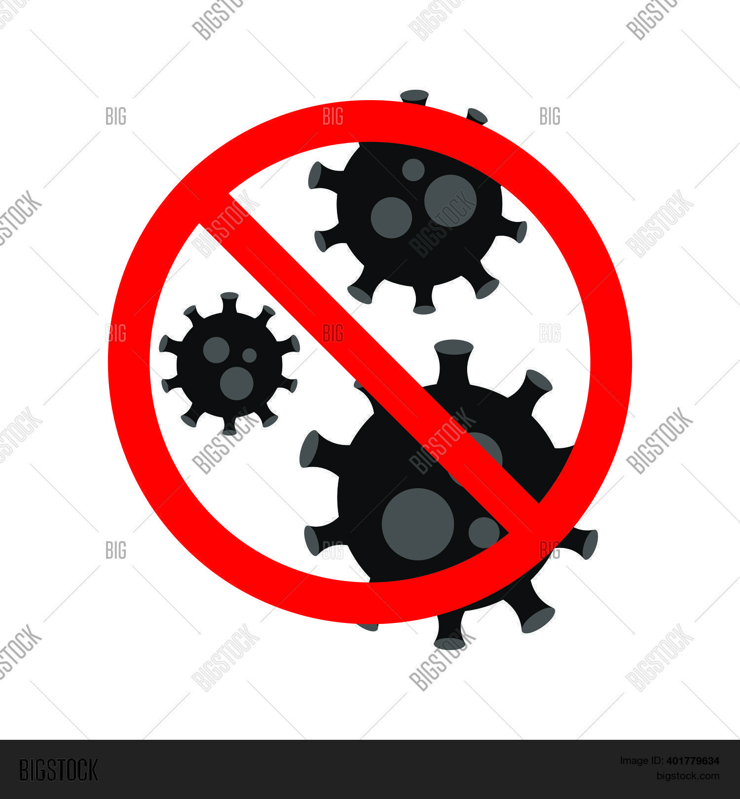 Stop Virus. Virus Vector & Photo (Free Trial) | Bigstock