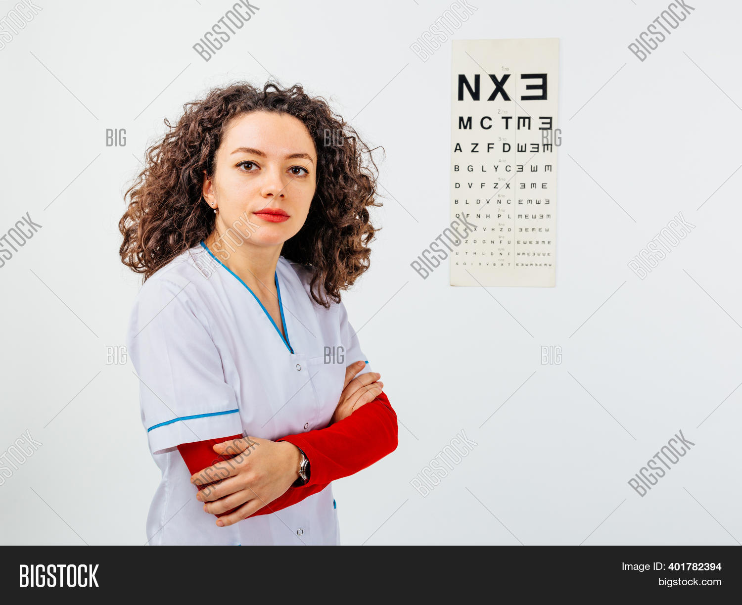 Female Doctor Eye Test Image & Photo (Free Trial) | Bigstock
