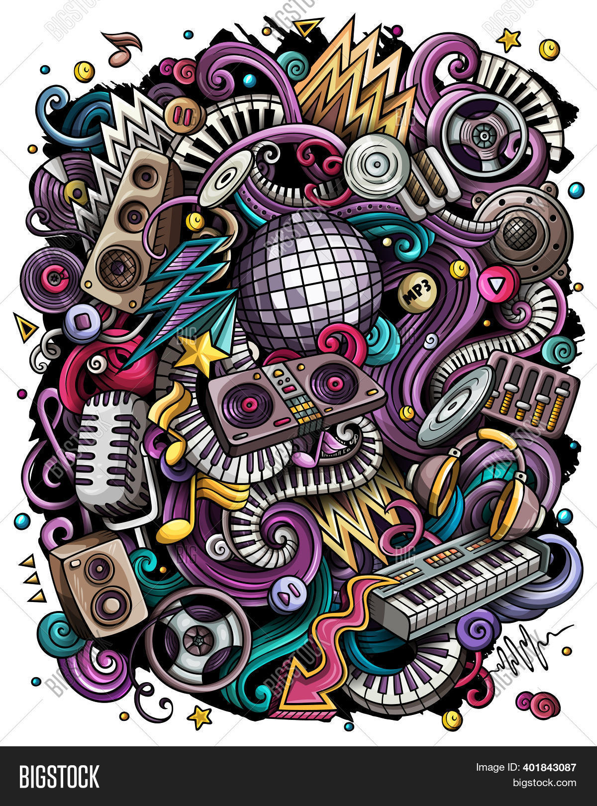 Cartoon Raster Doodles Image & Photo (Free Trial) | Bigstock