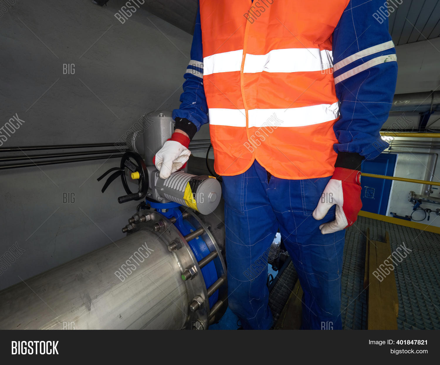 Man Worker Stands By Image & Photo (Free Trial) | Bigstock