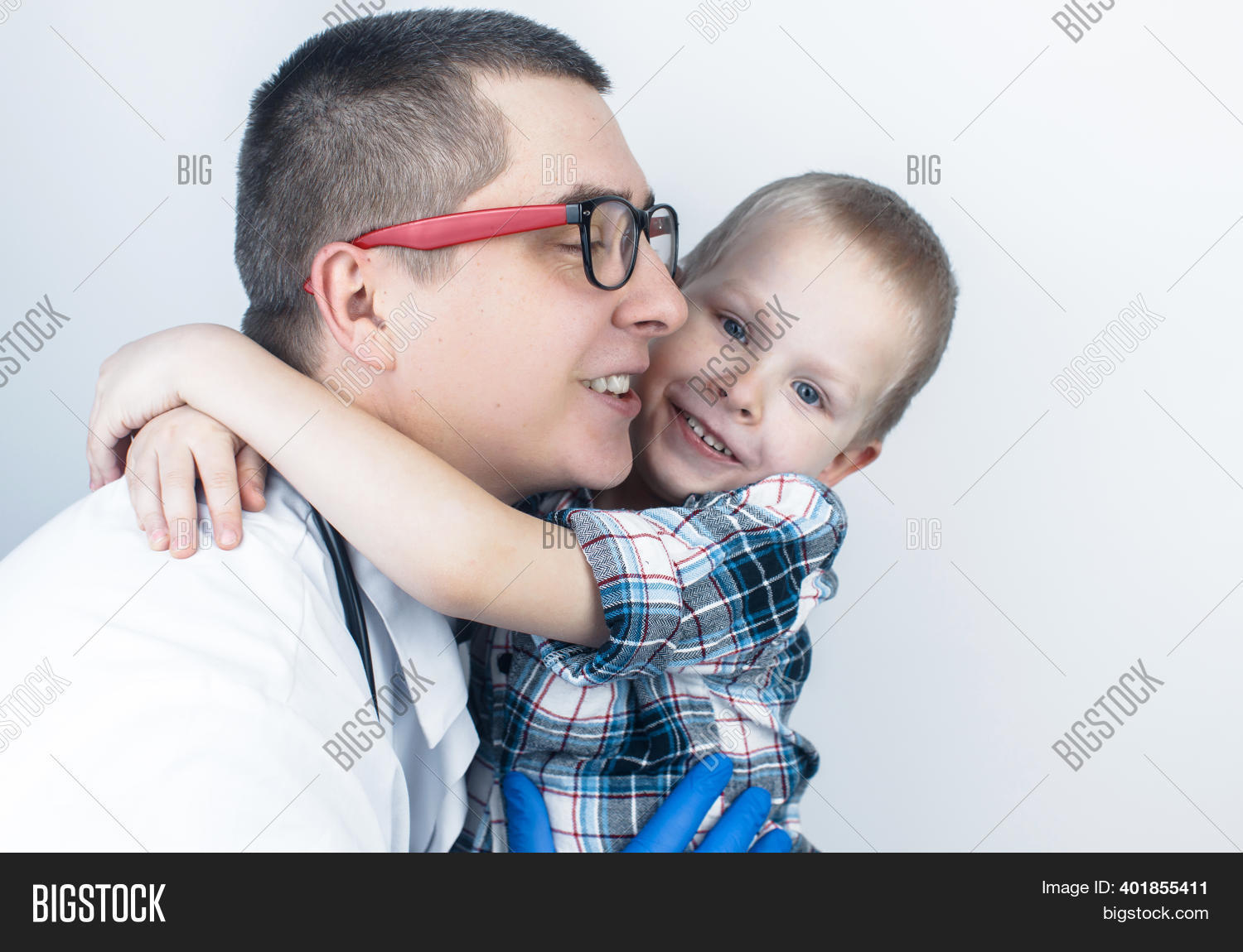 Child Hugs Doctor. Image & Photo (Free Trial) | Bigstock