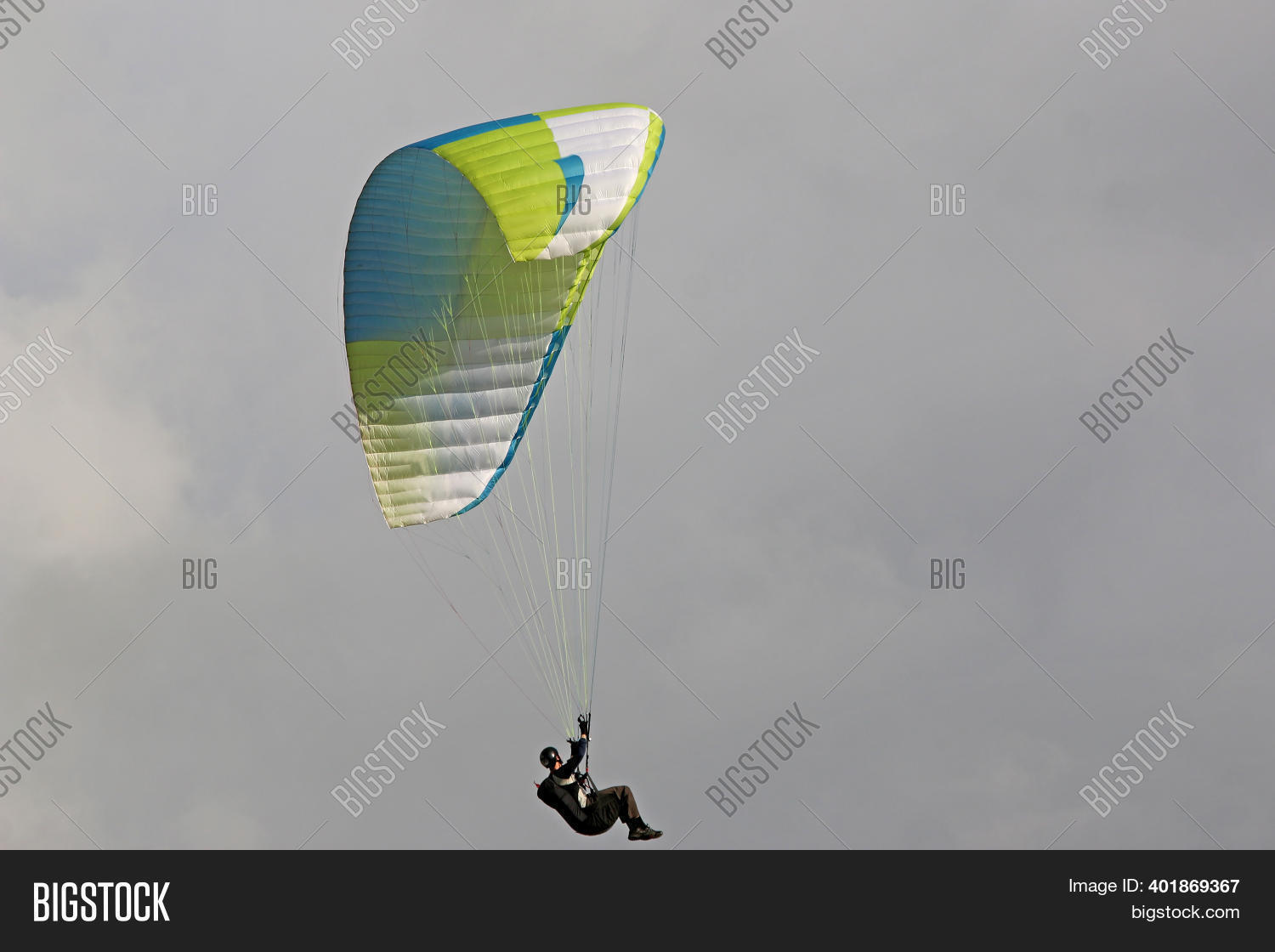 Paraglider Flying Wing Image & Photo (Free Trial) | Bigstock
