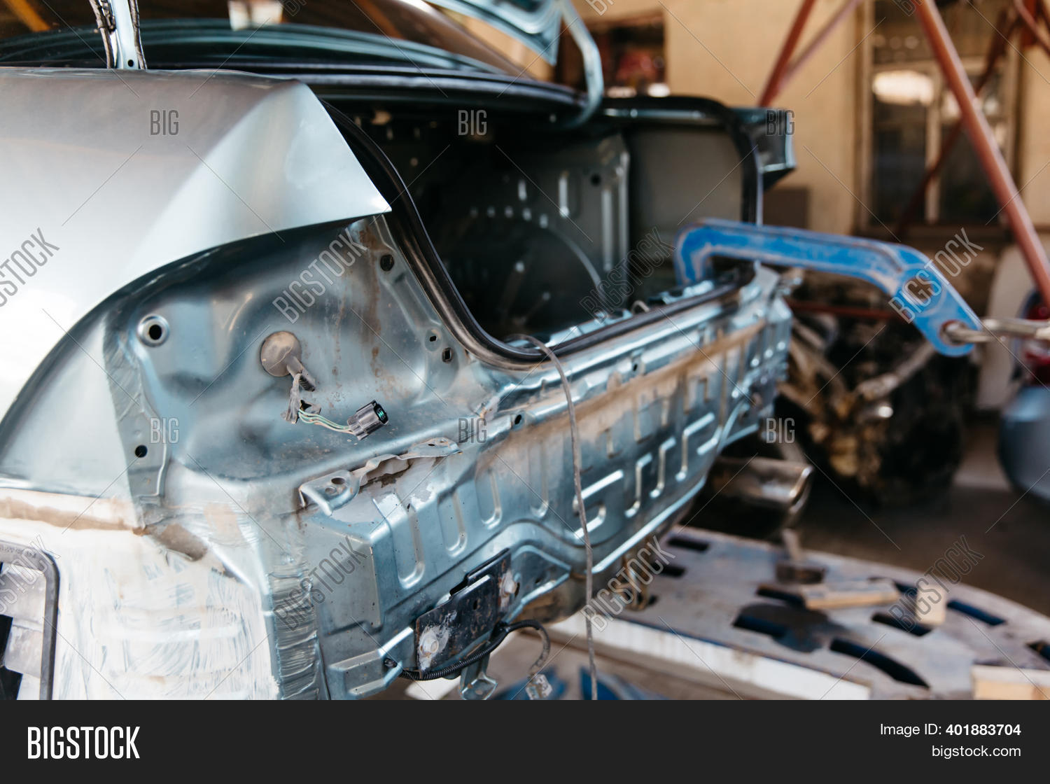 Car Has Dented Rear Image & Photo (Free Trial) | Bigstock