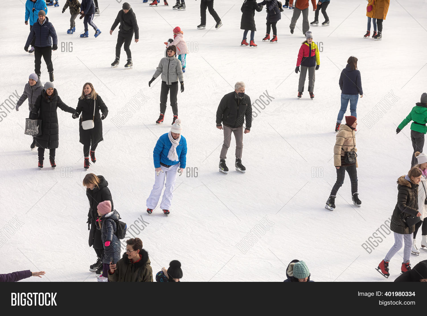 Ice-skating People Image & Photo (Free Trial) | Bigstock