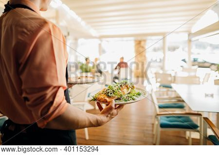 Waiter Serving Lunch Image & Photo (Free Trial) | Bigstock