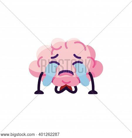 Isolated Sad Brain Vector & Photo (Free Trial) | Bigstock