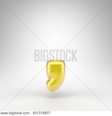 Coma Symbol On White Image & Photo (Free Trial) | Bigstock