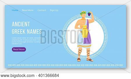 Ancient Greek Names Vector & Photo (Free Trial) | Bigstock