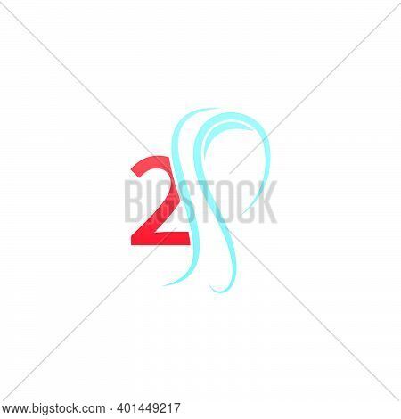 Number 2 Icon Logo Vector & Photo (Free Trial) | Bigstock
