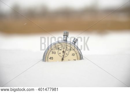 Stopwatch Snow Winter Image & Photo (Free Trial) | Bigstock