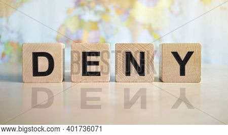 Word Deny Written On Image & Photo (Free Trial) | Bigstock