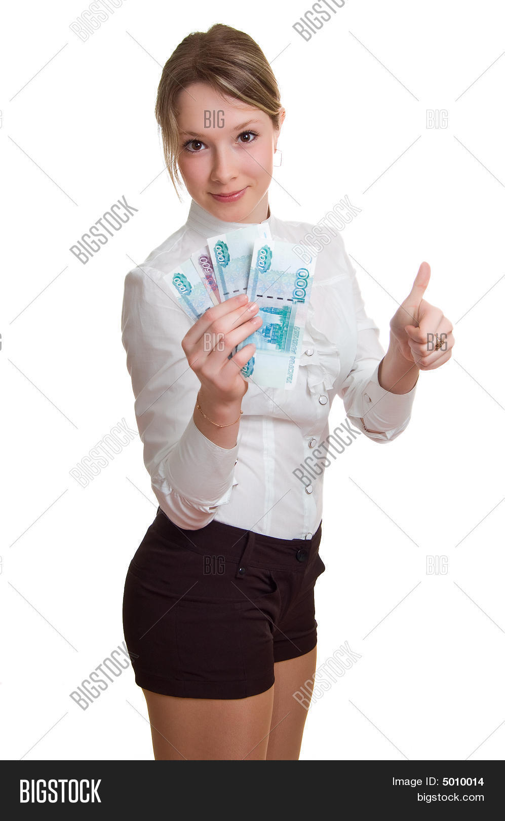Girl Money Hand Image & Photo (Free Trial) | Bigstock