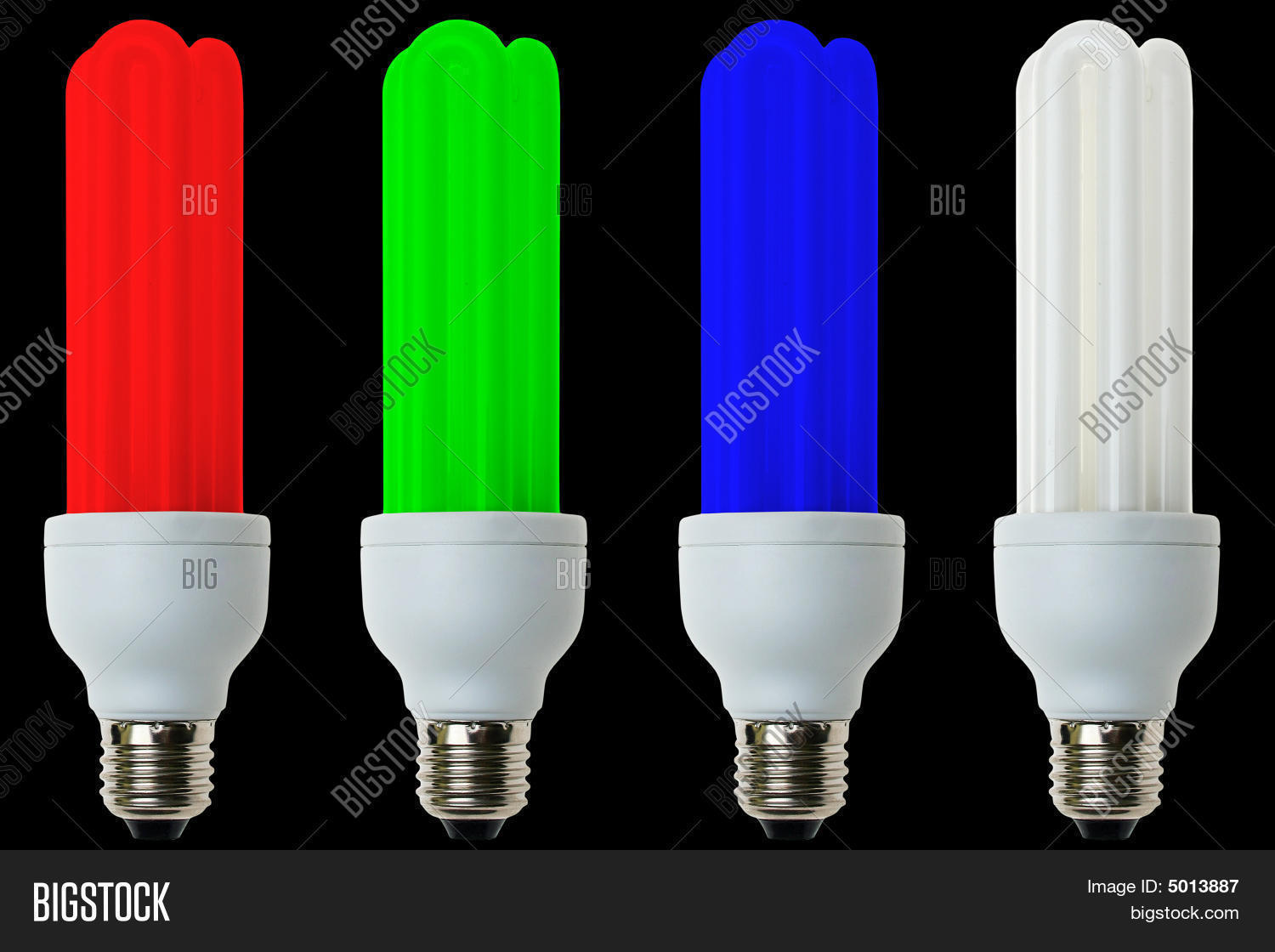 Rgb Fluorescent Light Image & Photo (Free Trial) | Bigstock