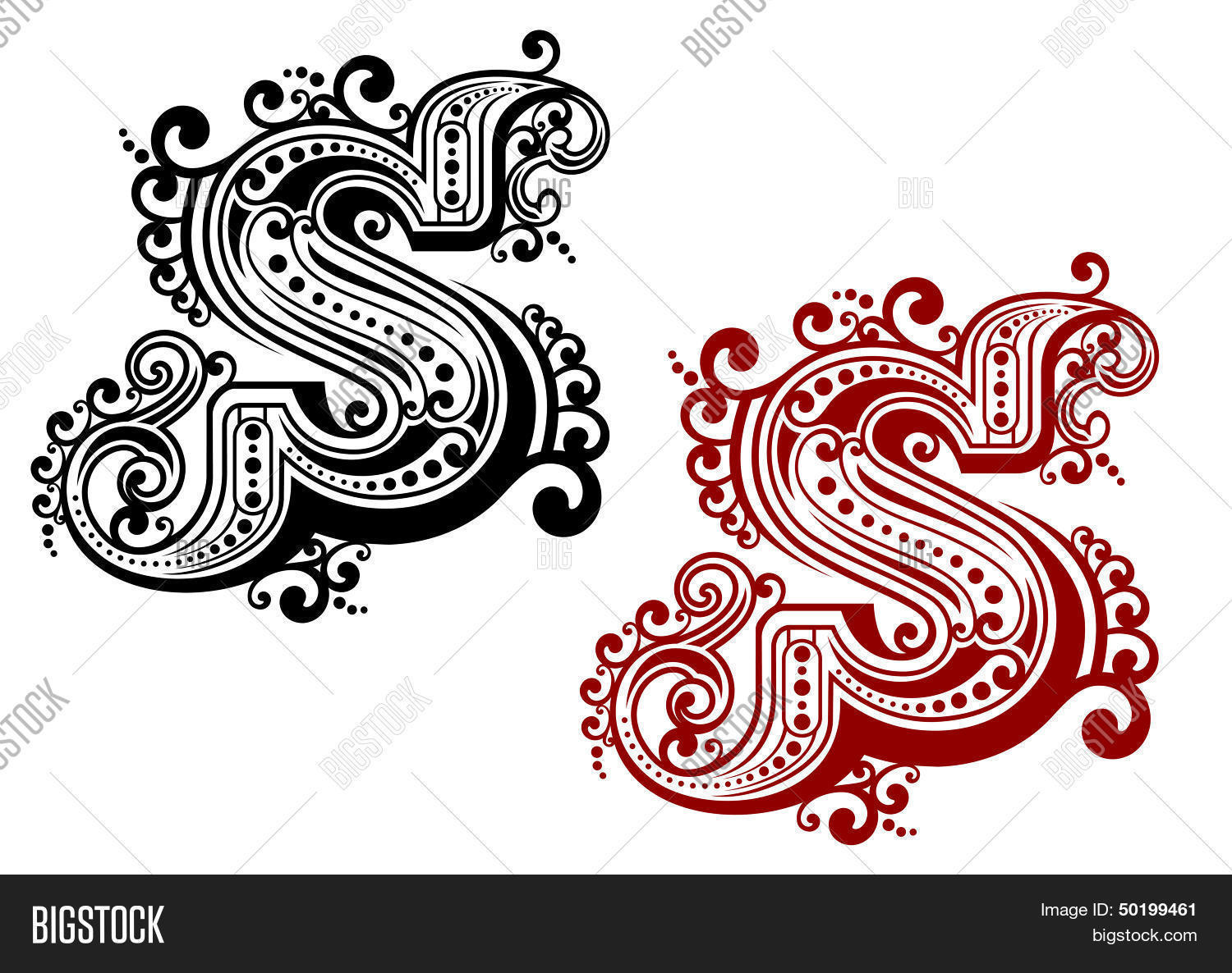 Retro Capital Letter Vector & Photo (Free Trial) | Bigstock