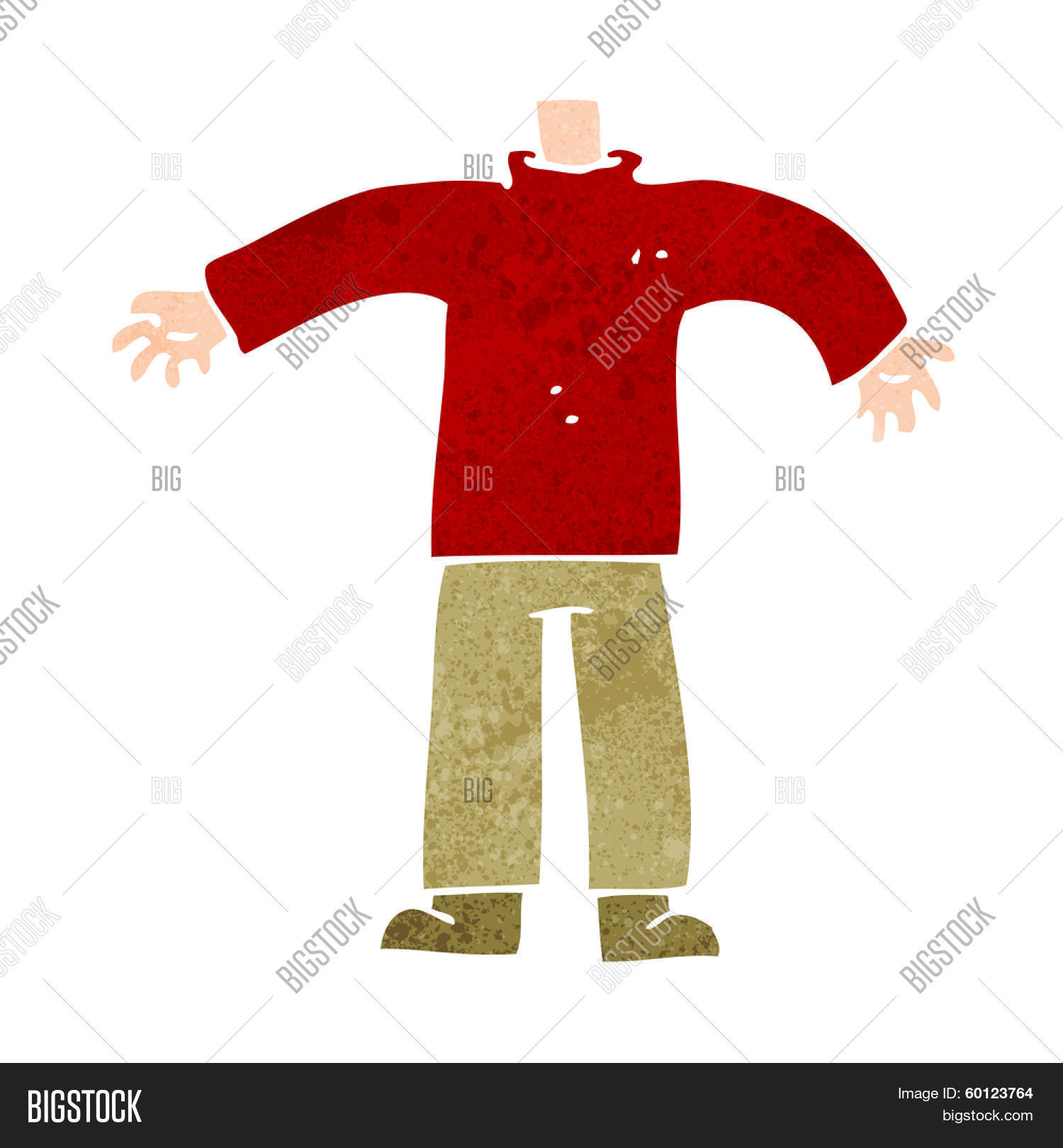 Cartoon Male Body ( Vector & Photo (Free Trial) | Bigstock