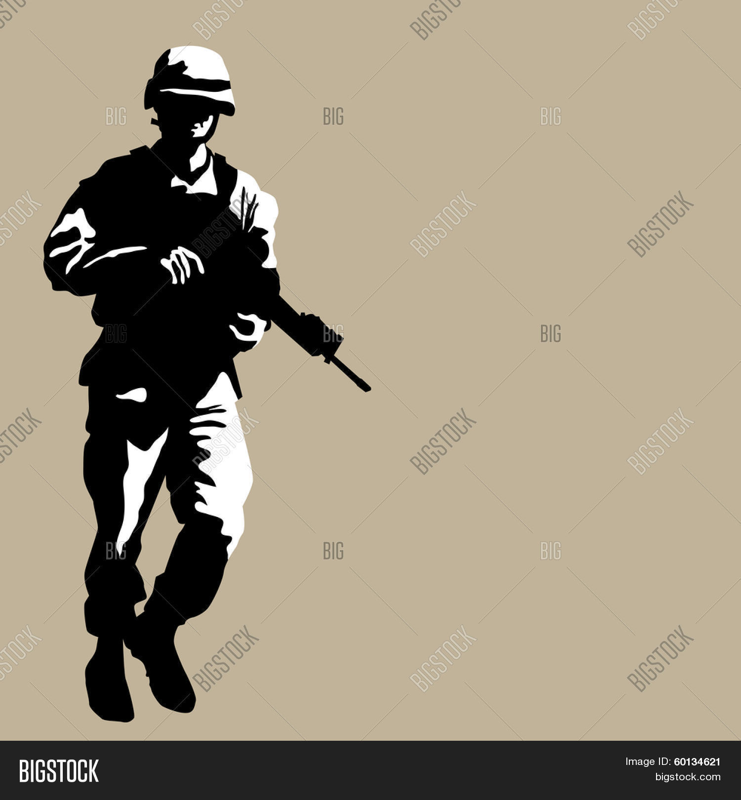 Image Armed Soldier Vector & Photo (Free Trial) | Bigstock