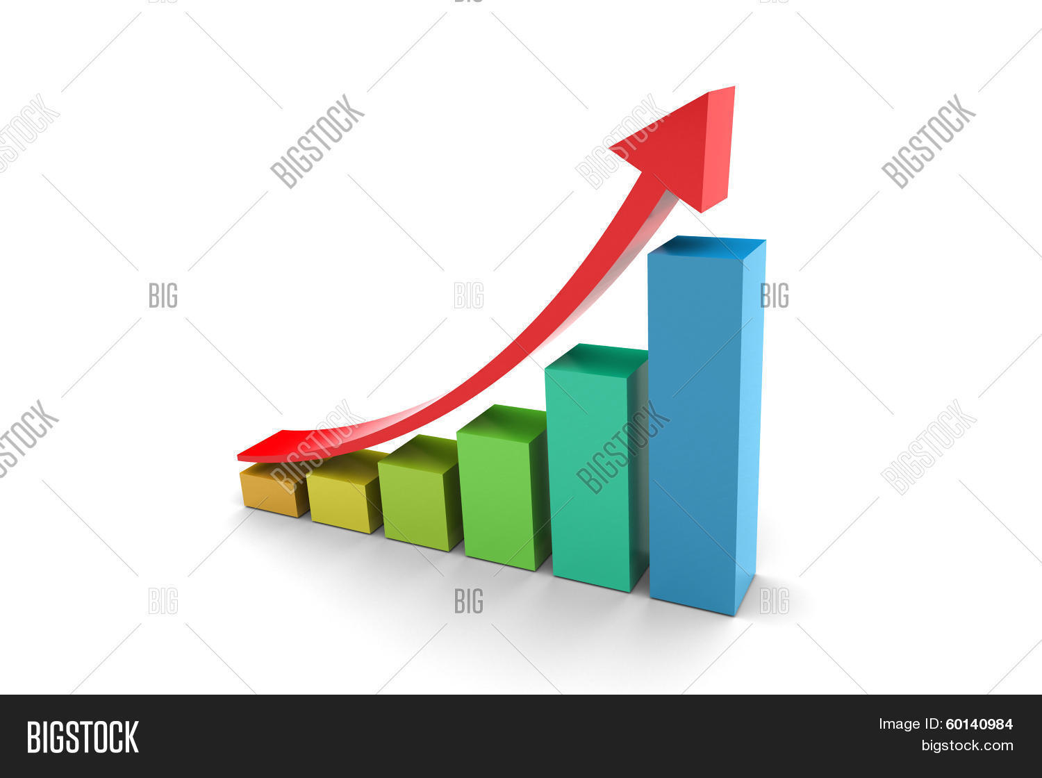 Upward Trend Barchart Image & Photo (Free Trial) | Bigstock