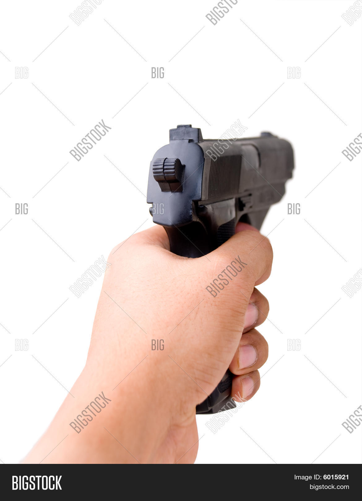 Hand Holding Pistol Image & Photo (Free Trial) | Bigstock