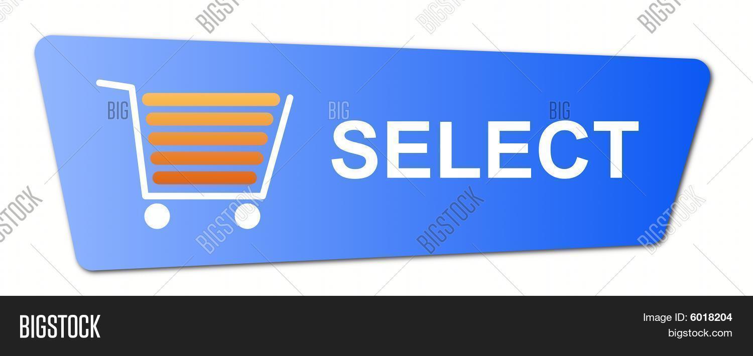 Blue Select Button Image & Photo (Free Trial) | Bigstock