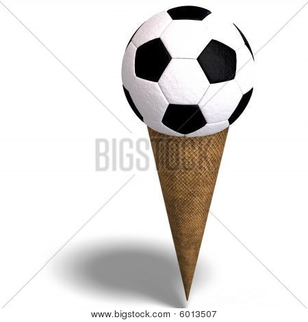 Soccer Ball Ice Cream Image & Photo (Free Trial) | Bigstock
