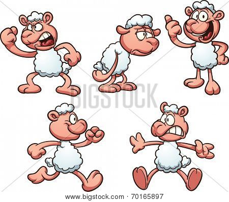 Cartoon Sheep Vector & Photo (Free Trial) | Bigstock