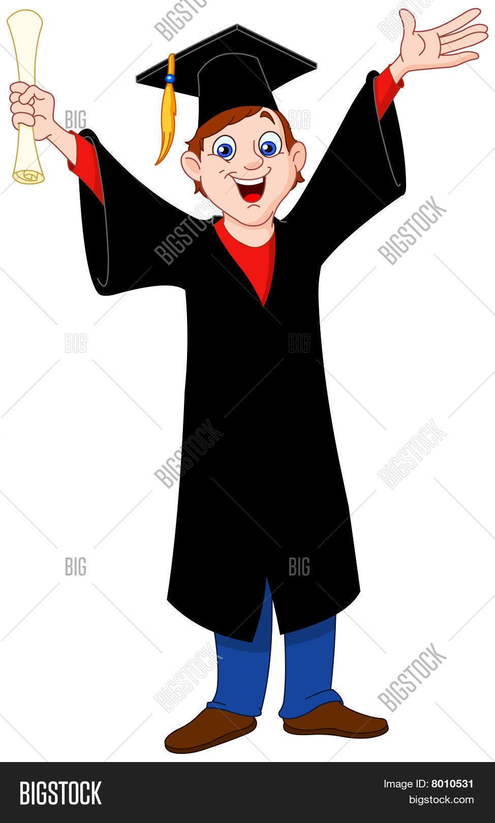 Graduated Boy Vector & Photo (Free Trial) | Bigstock