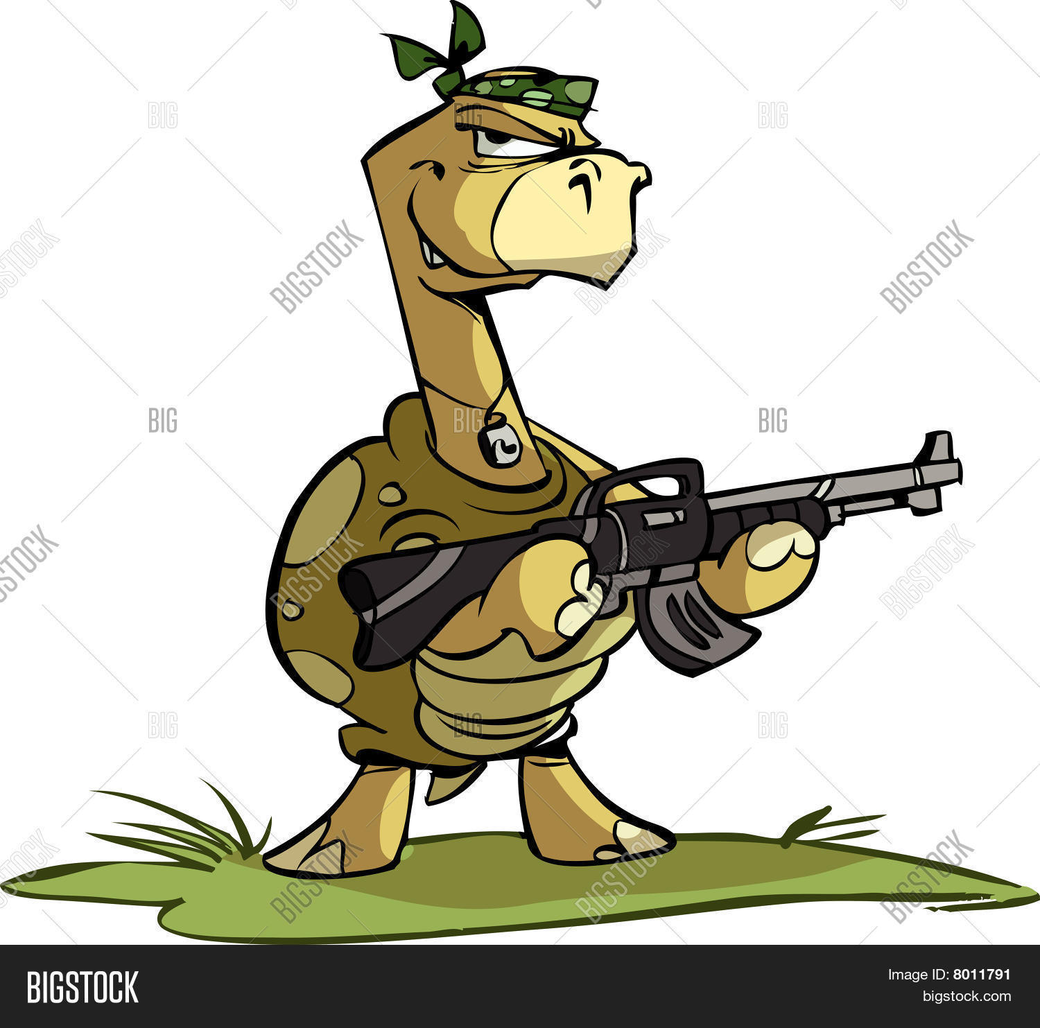 Rambo Turtle Vector & Photo (Free Trial) | Bigstock