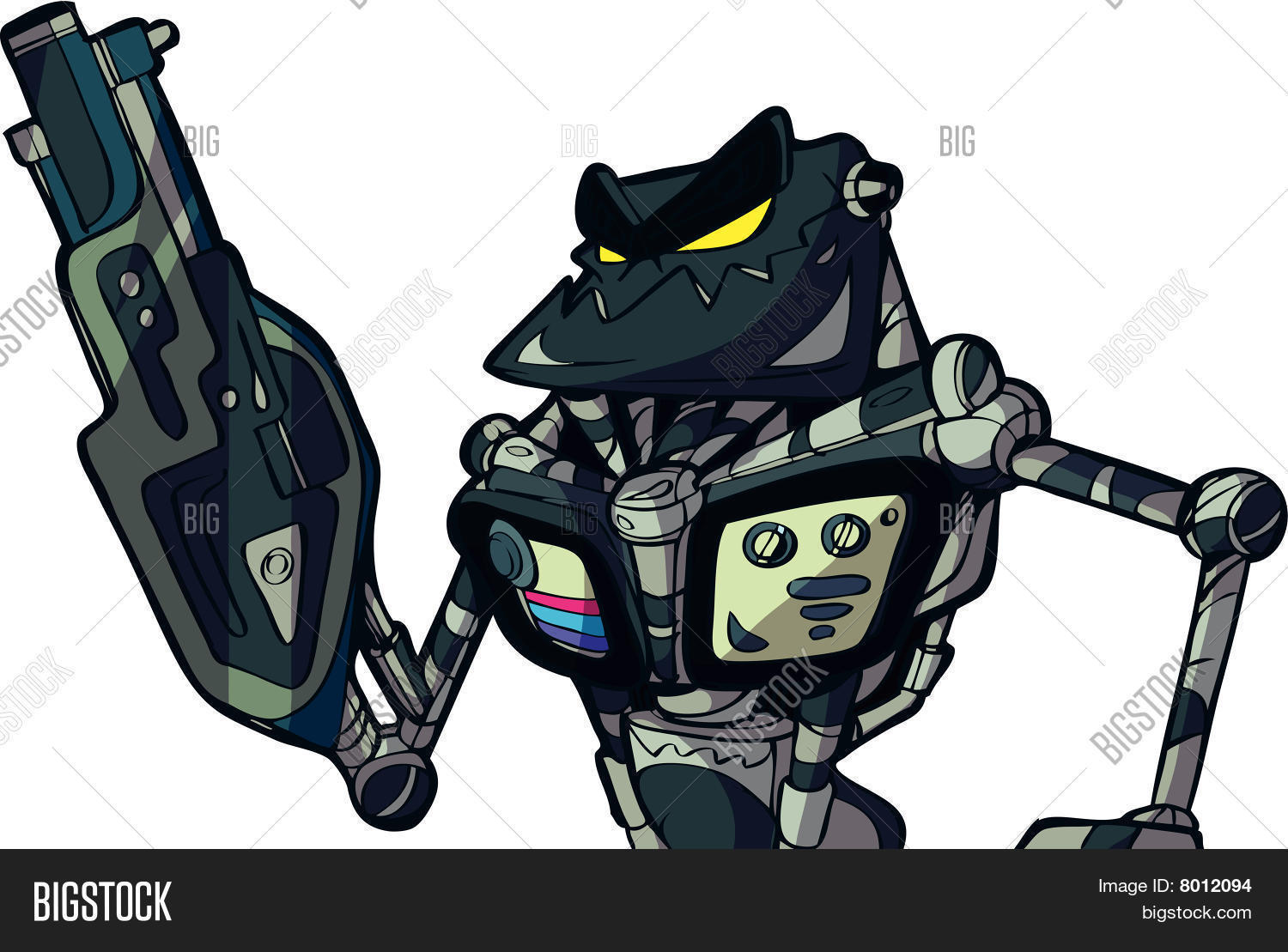 War Robot Vector & Photo (Free Trial) | Bigstock